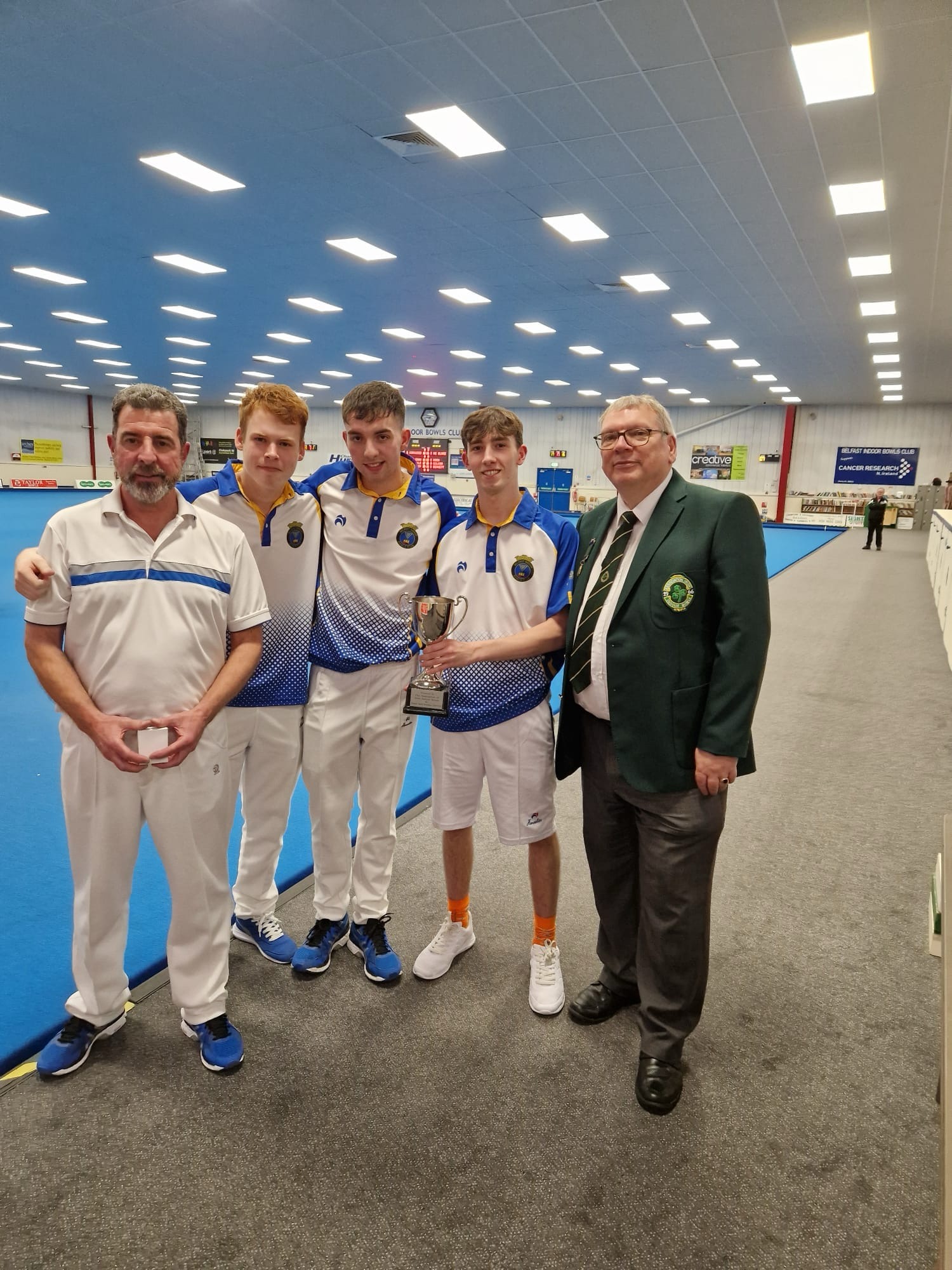 Belfast Four are crowned Irish Champions – Belfast Indoor Bowls Club